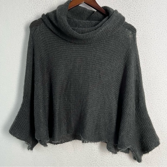 Wooden Ships | Sweaters | Wooden Ships Cowl Neck Ruana Poncho Sweater ...